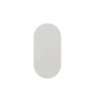 Chat Board Ambit oval glastavle 70x140cm Stone