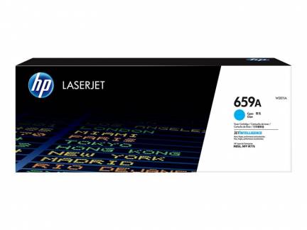 HP W2011A 659A original lasertoner LaserJet 13k Cyan blå