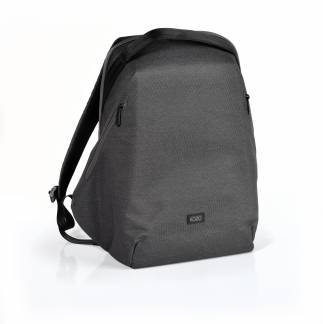 KOZO rygsæk ergonomisk af genbrugt materiale charcoal grå