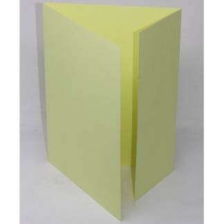 Karton mappe 103/8 med 1 klap og 8 riller A4 250g gul