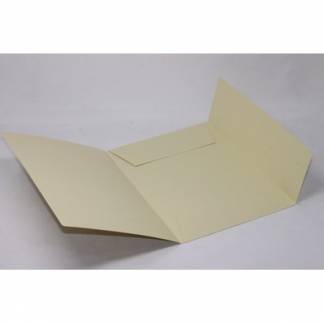 Karton mappe 125 med 3 klapper A4 250g gul