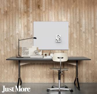 Lintex Air whiteboard 150x120cm (uden ramme) grå