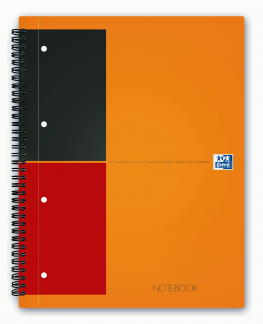 Oxford International NoteBook A4+ linieret