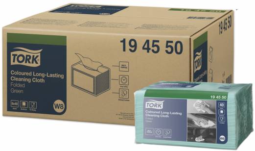 Tork Allround Premium klud 30x38cm 194550 grøn, 40 stk