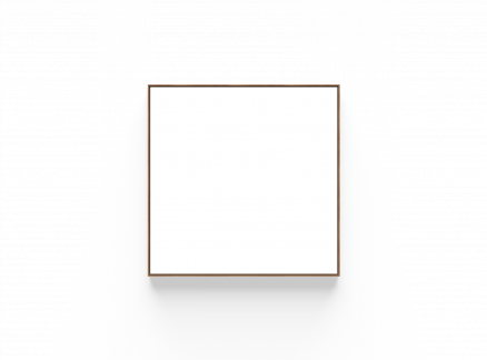 Lintex Area Silk glastavle 100x100cm Pure, hvid med hurtig fragt