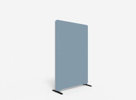 Lintex Edge Floor skærmvæg 100x150cm dueblå med hvid liste