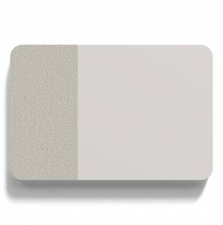 Lintex Mood Fabric Wall Silk stof-glas 150x100cm Soft, lys beige