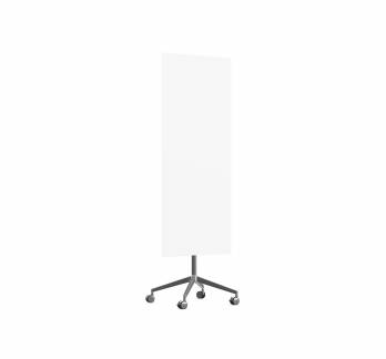 Lintex Mood Silk Mobile glastavle 65x195cm Pure, hvid