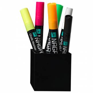 Naga Boks magnetisk penneholder 60x60x60mm sort